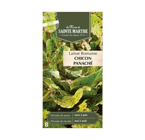 Graines de Laitue romaine chicon panaché (Ferme de sainte Marthe ...
